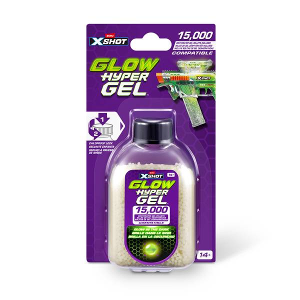 X-Shot Hyper Gel Glow Pellet Refill Pack (15,000 Hyper Gel Pellets ...