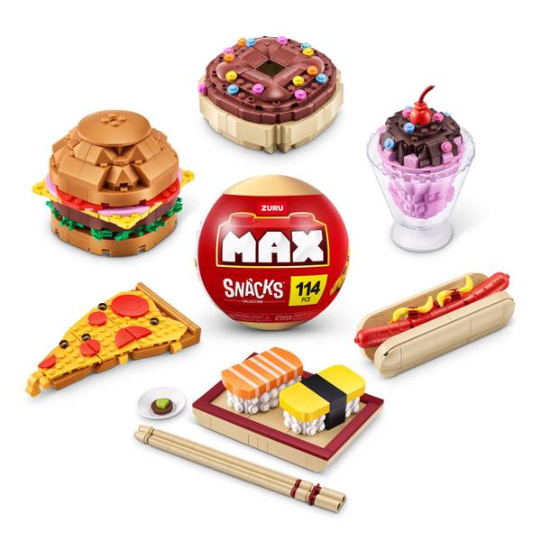 MAX Build Premium Snacks Building Bricks Blind Assortment - 83186GQ1 ...