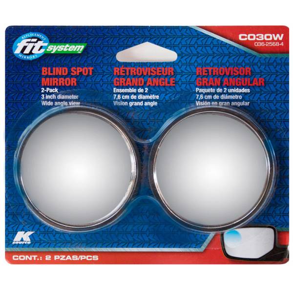 K Source 3" Round Blind Spot Mirror, Convex - C030W | Blain's Farm & Fleet
