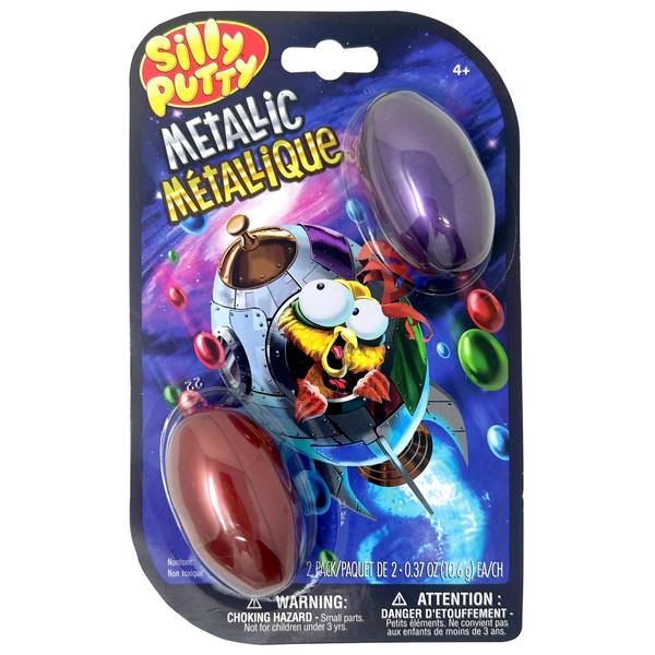 Crayola Silly Putty 2 Count Metallic Eggs - 08-0991 | Blain's Farm & Fleet