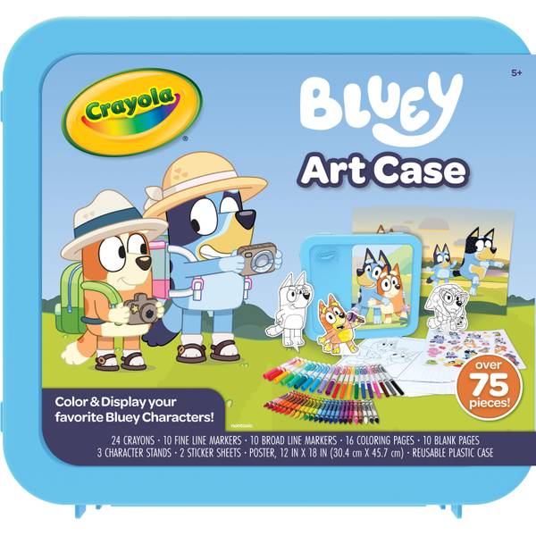 Crayola Bluey Art Case - 04-2964 | Blain's Farm & Fleet
