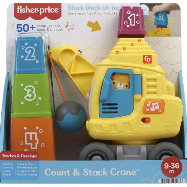 Fisher-Price Count & Stack Crane - HRP32 | Blain's Farm & Fleet