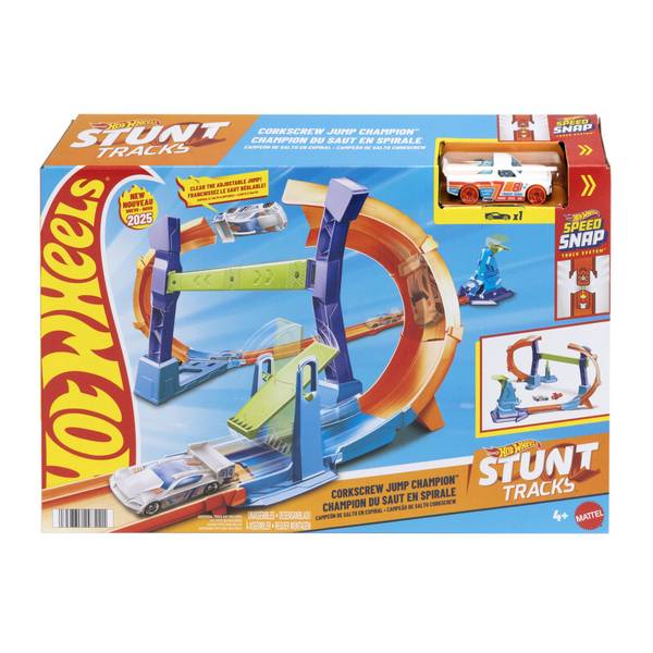 Hot Wheels Stunt Tracks Corkscrew Jump - JFH36 | Blain's Farm & Fleet