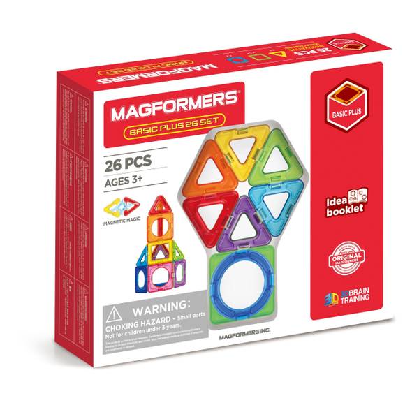 Magformers 26-Piece Basic Plus Set - 715014 | Blain's Farm & Fleet
