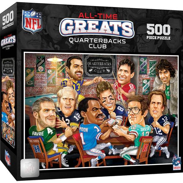 Masterpiece Puzzle Quarterbacks Club NFL All-Time Greats 500 Piece ...