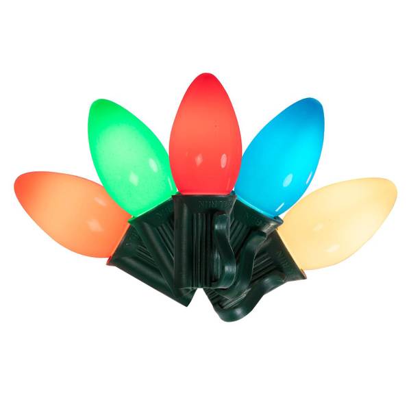 Holiday Bright Lights C9 20 Lights Opaque Multi Light Set - 11-20005 ...