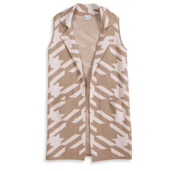 Jillian Nicole Women's Notch Collar Long Vest - 525628-143-S | Blain's ...