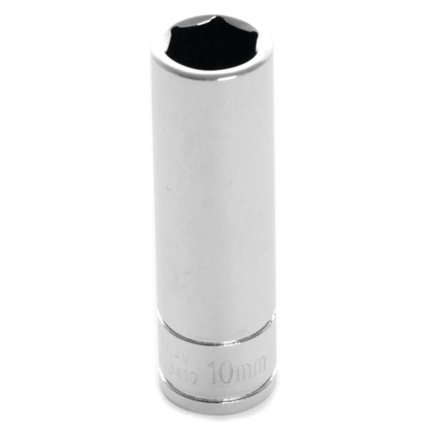 PT 1/4" Dr. 10mm 6pt Deep Socket - W36410 | Blain's Farm & Fleet