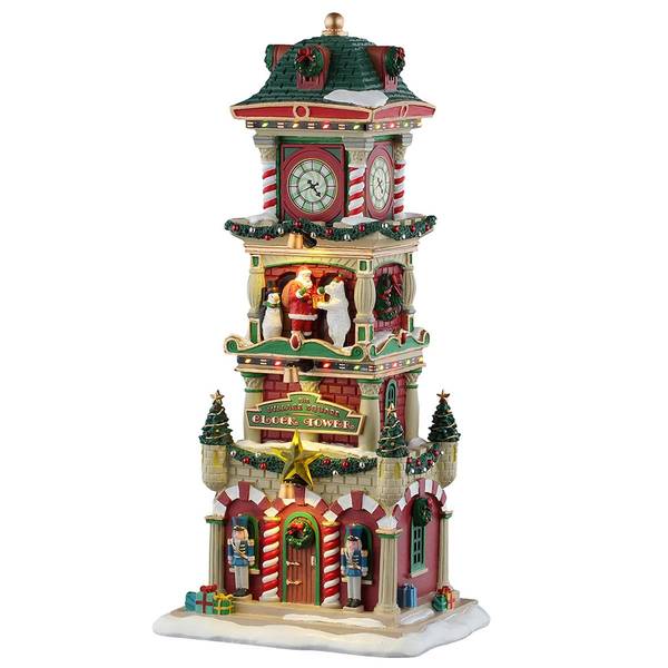 Lemax The Village Square Clock Tower - 55320 | Blain's Farm & Fleet