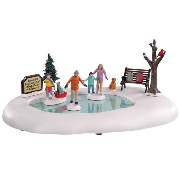 Lemax Family Skating Day Table Decor - 04715 | Blain's Farm & Fleet