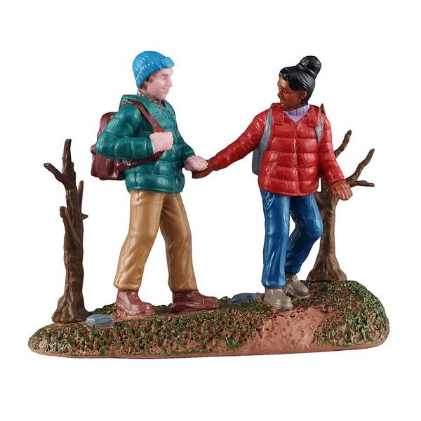 Lemax Hiking Couple Table Decor - 52536 | Blain's Farm & Fleet