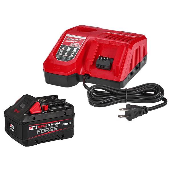 Milwaukee M18 REDLITHIUM FORGE XC8.0 Starter Kit - 48-59-1881 | Blain's ...