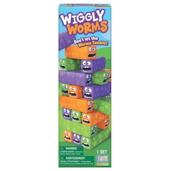 Game Zone Wiggly Worms Stacking Game - P25159 | Blain's Farm & Fleet