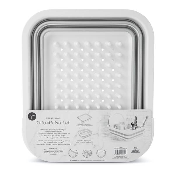 CORE KITCHEN Collapsible Dish Drying Rack - 55133 | Blain's Farm & Fleet