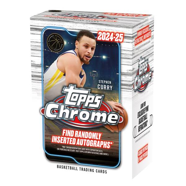 Topps 2024/25 Chrome Basketball Blaster - FGC005944 | Blain's Farm & Fleet