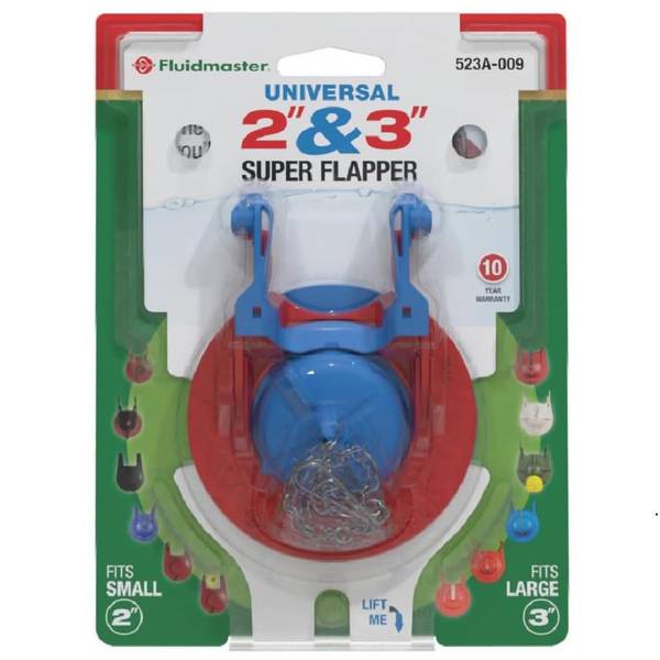 Fluidmaster Universal 2" & 3" Super Flapper - 523A-009-T4 | Blain's ...