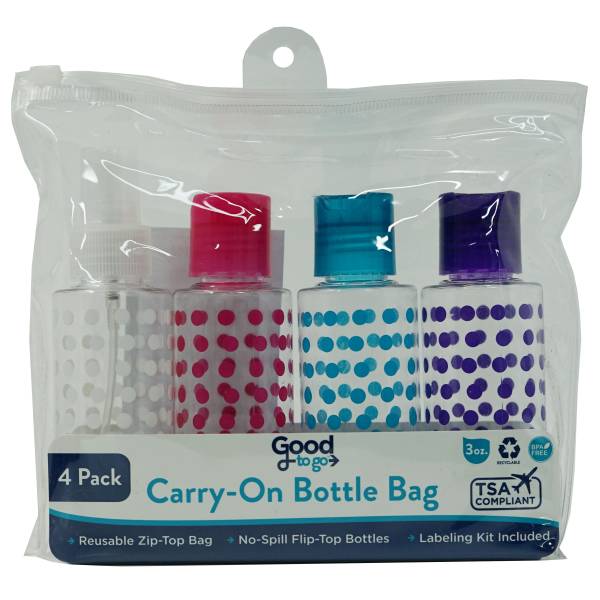Good To Go 4-Count Airplane Bottle Kit - 754392 | Blain's Farm & Fleet