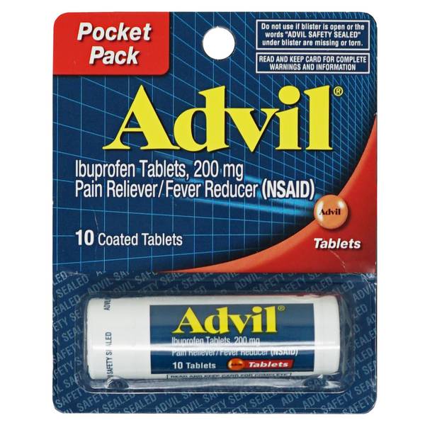 Advil 10-Count 200 mg Tablets - 754407 | Blain's Farm & Fleet