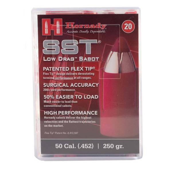 Hornady 50 Cal Sabot/45 Cal 250gr Low Drag SST - 67273 | Blain's Farm ...