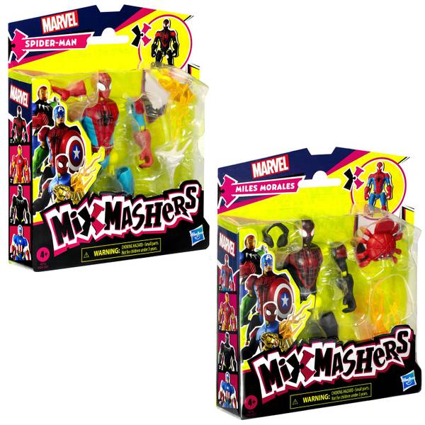 Spider-Man MixMashers Marvel Action Figure Assortment - F9205 | Blain's ...