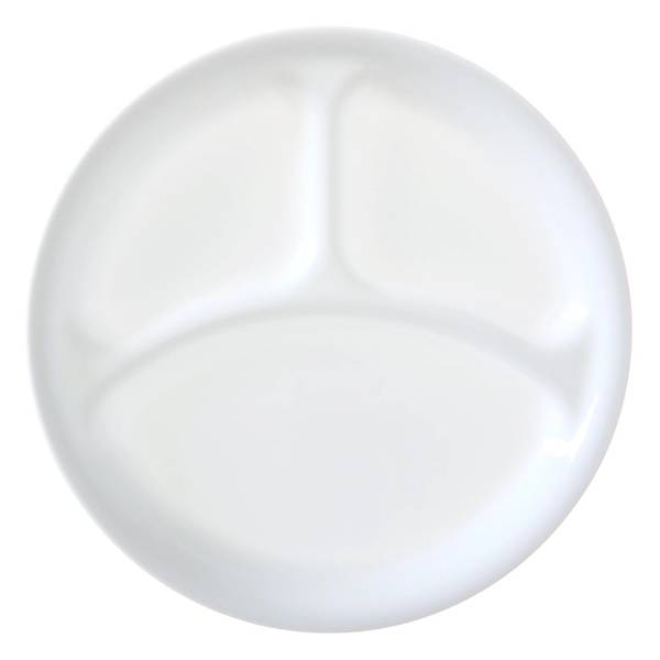 Corelle 10.25" Winter Frost White Divided Dinner Plate - 1056533 ...