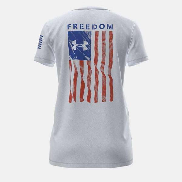 Under Armour Women's Freedom Flag T-Shirt - 6004055-014-S | Blain's ...