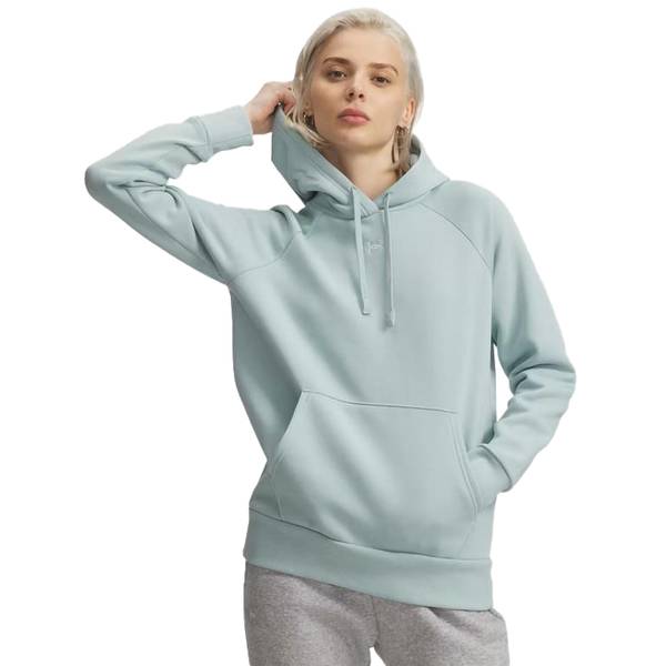 Under Armour Women's Rival Fleece Hoodie, Enamel Blue, XL - 1379500-477 ...