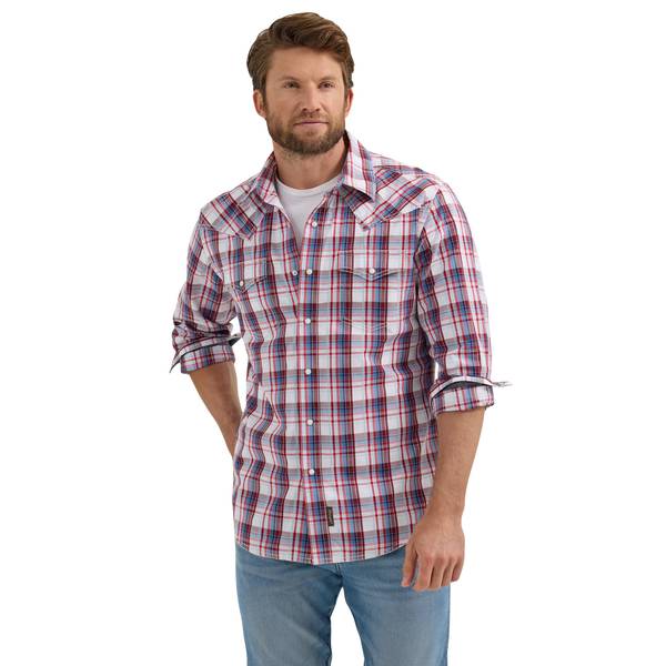 Wrangler Men's Retro Long Sleeve Shirt - 112365626-M | Blain's Farm & Fleet
