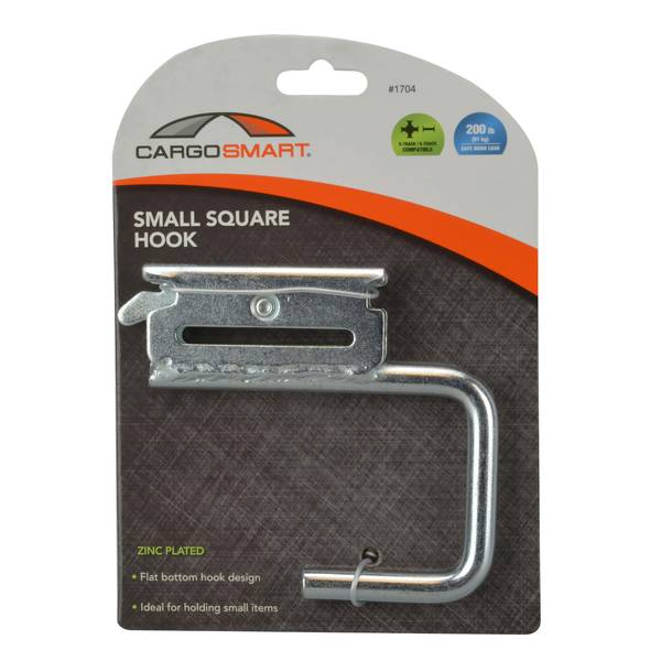 Cargo Smart Small Square Hook - Zinc Plated - 1704 | Blain's Farm & Fleet
