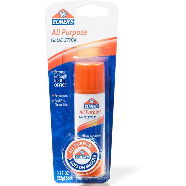 Elmer's All-Purpose Glue Stick, Large, 0.77oz., Single Stick - 921726 ...