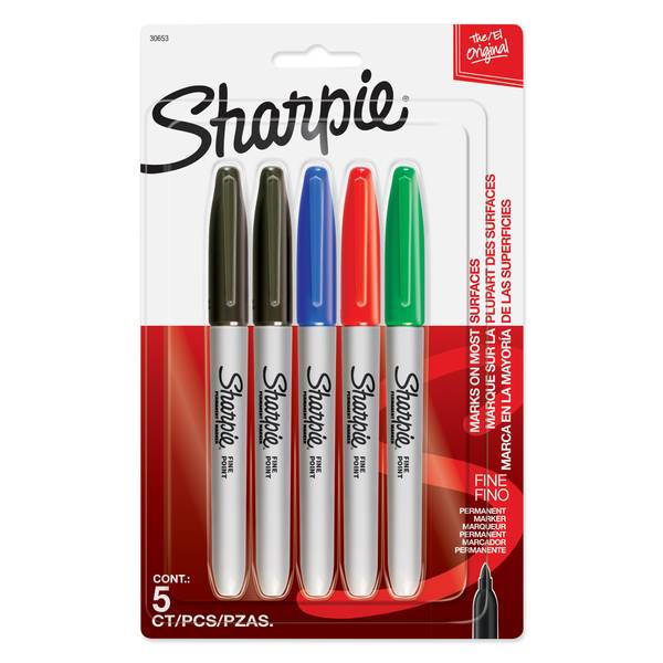 Sharpie 5-Count Assorted Colors Markers - 30653PPA | Blain's Farm & Fleet