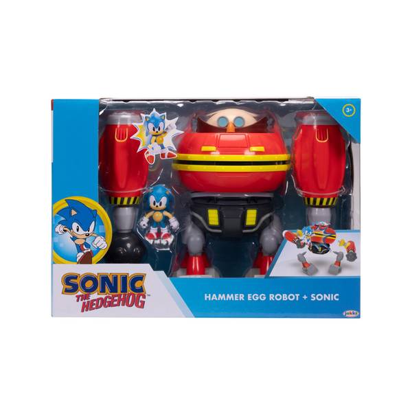 Sonic Hammer Egg Robot + Sonic Deluxe Playset - 428154 | Blain's Farm ...