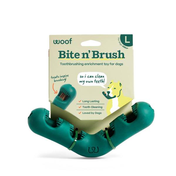 Woof Large Bite n' Brush - 599-032-15 | Blain's Farm & Fleet