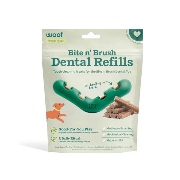 Woof 8 oz Bite n' Brush Dental Refills - 599-033-15 | Blain's Farm & Fleet
