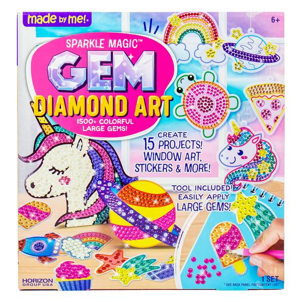 Made By Me Sparkle Magic Gem Diamond Art Set - 207872H | Blain's Farm ...