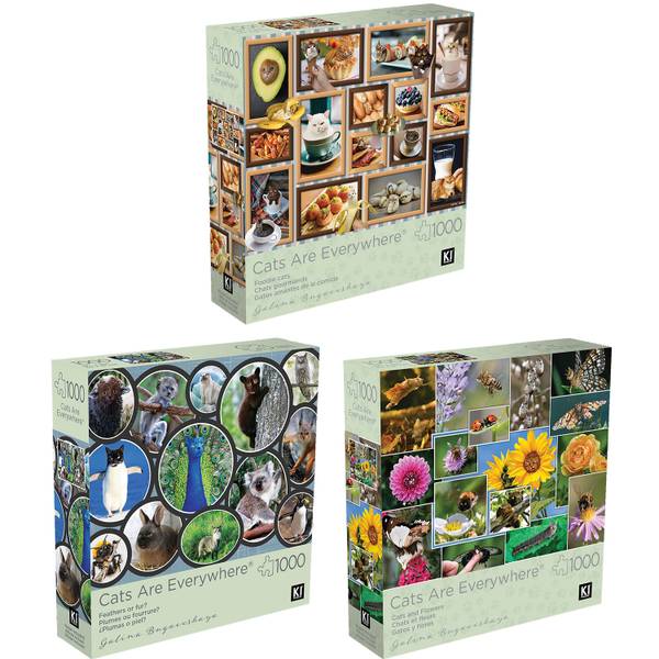 Karmin 1000-Piece Cats are Everywhere Collection - 02627-SB.C2 | Blain ...