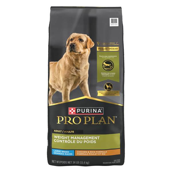 Purina Pro Plan Large Breed Weight Management Dry Dog Food, Chicken and ...