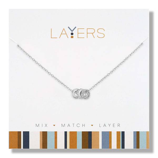 Layers Trio Charm Layers Necklace - Lay-661S | Blain's Farm & Fleet