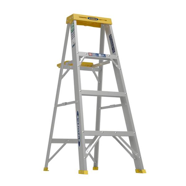 Werner 4' Type II Aluminum Step Ladder - 354 | Blain's Farm & Fleet