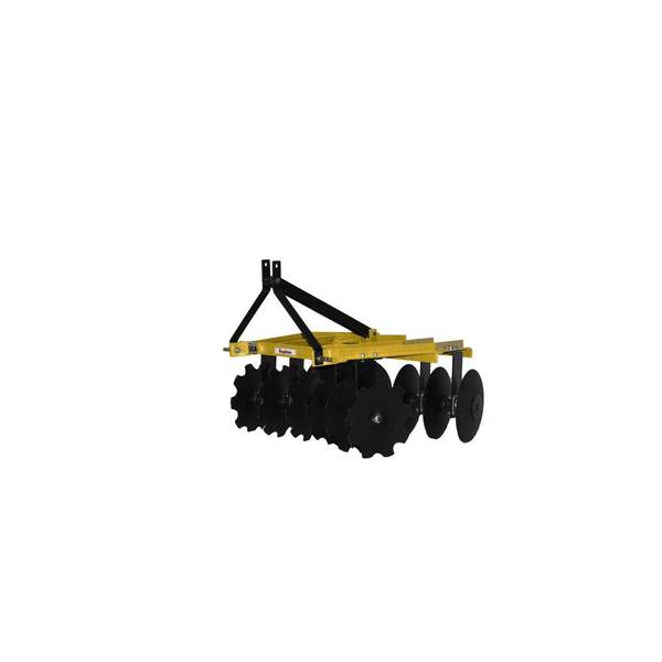 King Kutter 4-1/2' 12-16" Angle Frame Combo Disc Harrow, Yellow - 16-12 ...