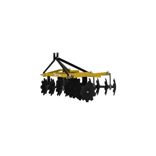 King Kutter 5-1/2' 16-16" Angle Frame Notch Disc Harrow, Yellow - 16-16 ...