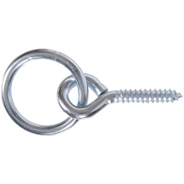 Hillman Hitching Ring with Screw Eye, 3.5" - 322344 | Blain's Farm & Fleet
