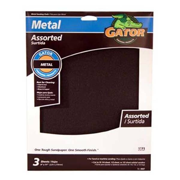 Gator Assorted Emery Paper 3 Pack - 4447 | Blain's Farm & Fleet