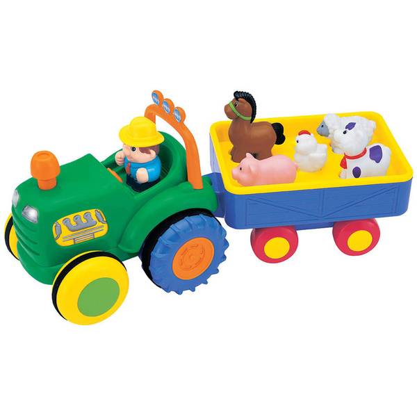 Kiddieland Farm Tractor With Trailer - 024752 | Blain's Farm & Fleet
