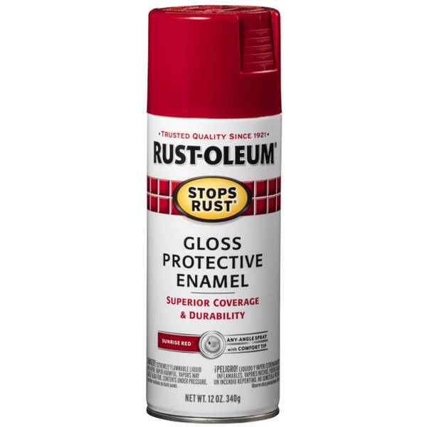 Rust-Oleum 12 oz Stops Rust Protective Enamel Spray Paint, Gloss ...