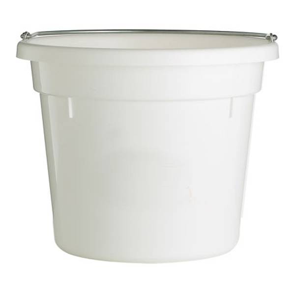 Little Giant Plastic Utility Bucket, White - UB10WHITE | Blain's Farm ...