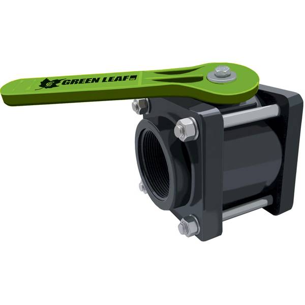 Green Leaf 4 Bolt Ball Valve - Full Port - V204FP | Blain's Farm & Fleet