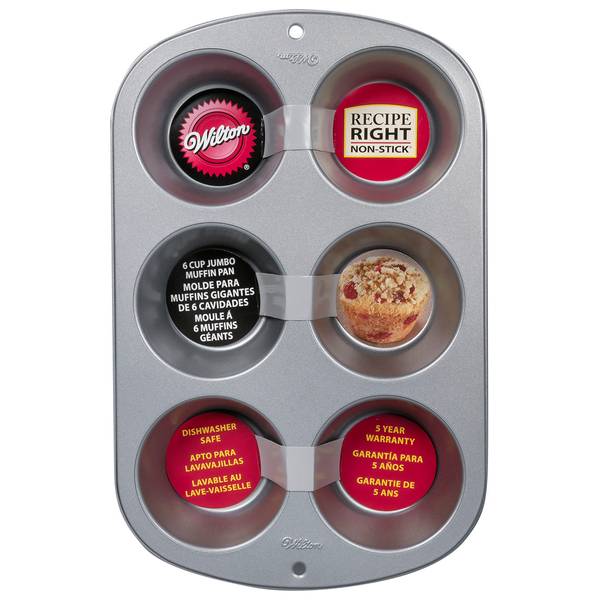 Wilton Recipe Right Muffin Pan 6 2105 955 Blain s Farm Fleet Wilton Recipe Right Muffin Pan 6 2105 955 Blain s Farm Fleet