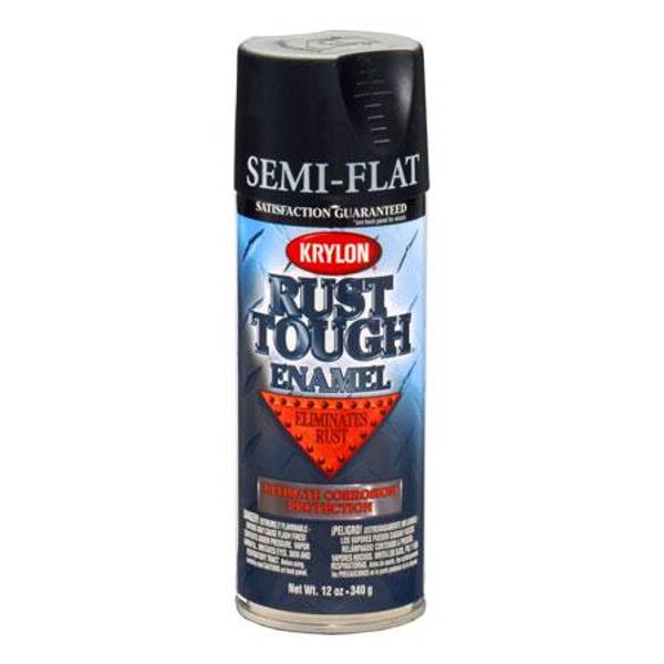 Krylon 12 oz Rust Tough Semi-Flat Black Spray Paint - RTA9203 | Blain's ...