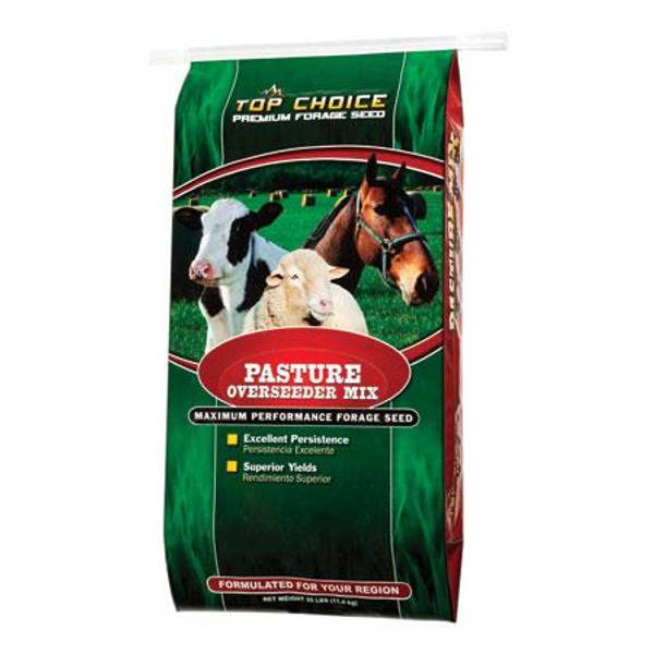 Top Choice Overseeder Pasture Premium Forage Seed Mix - 100373 | Blain ...